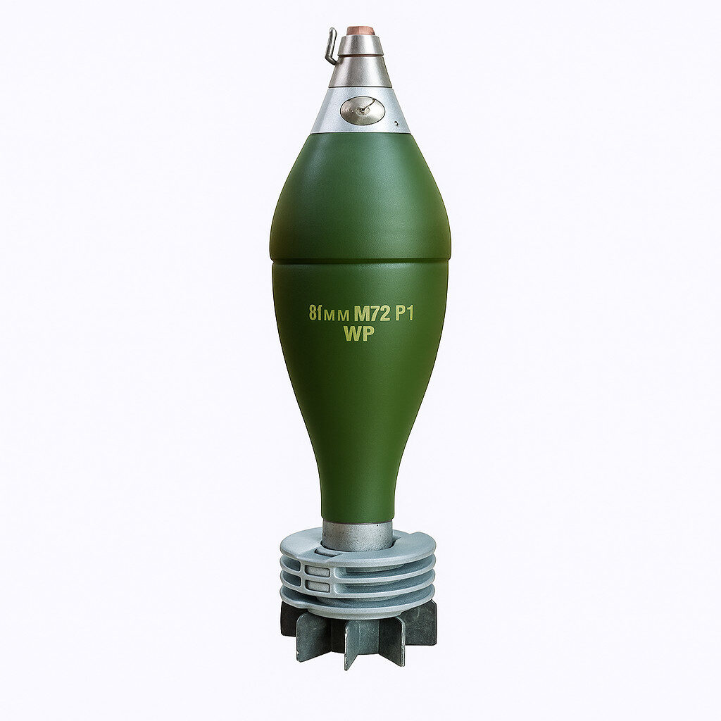 81 mm M72P1 SMOKE MORTAR SHELL – Focus Arms